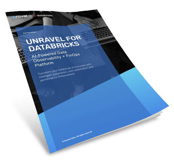 Unravel for Databricks Datasheet | Unravel Data