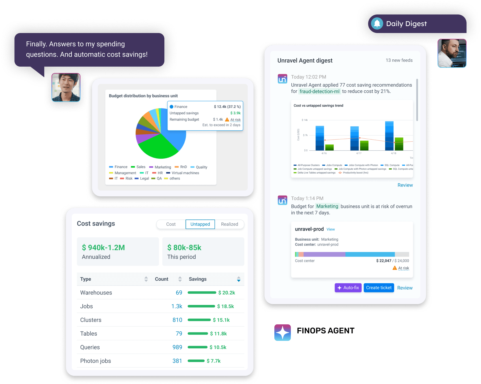 Databricks Optimization with AI Agents | Unravel Data